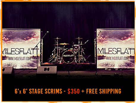 Stage Scrims and Band Backdrops | All4band.com